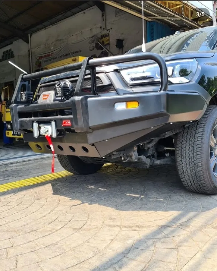 BULL BAR 3 LOOP SPEC MINING TOYOTA HILUX ROCCO 2021-2022 | FRONT GUARD ...